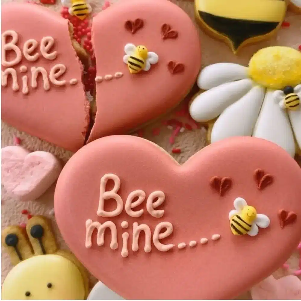 Valentine's Surprise Heart Cookies